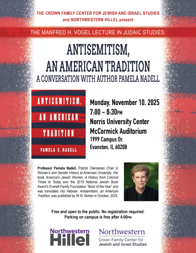November 10, 2025 Antisemitism, an American Tradition Book Event ...